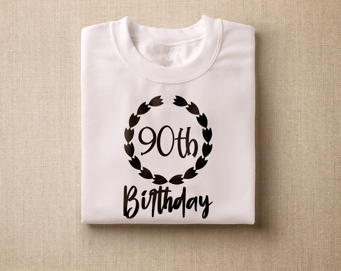 90th Birthday SVG Bundle, 6 Designs, 90 and Fabulous SVG, It Took 90 ...