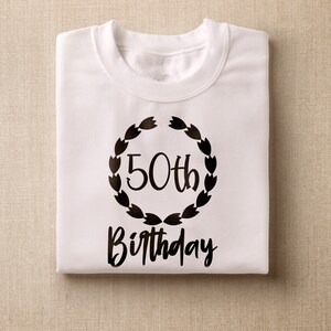 50th Birthday SVG Bundle, 6 Designs, 50 and Fabulous SVG, It Took 50 ...