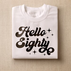 80th Birthday SVG Bundle, 6 Designs, 80 and Fabulous SVG, It Took 80 ...