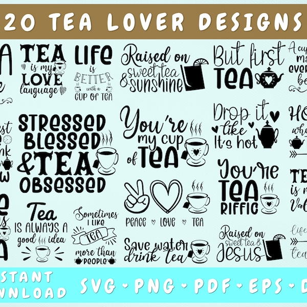 Svg Tea Cup - Etsy