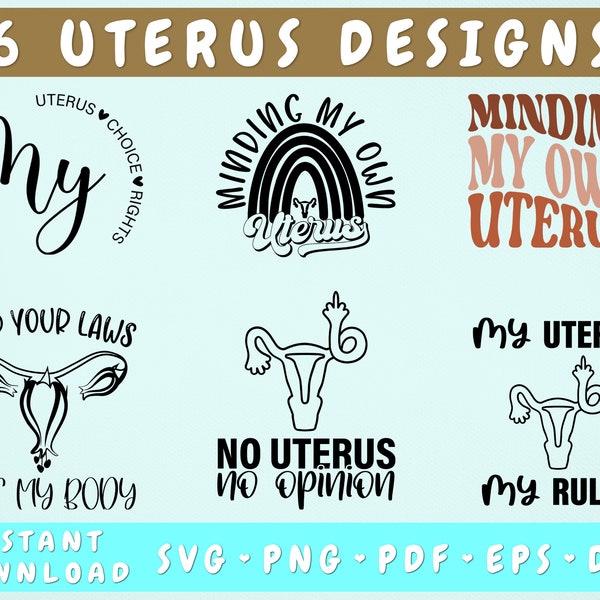 Uterus Svg - Etsy