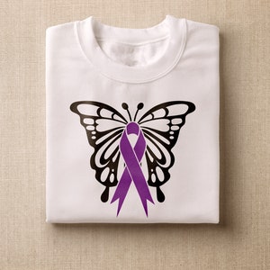 Lupus Awareness SVG Bundle - 24 Designs, Purple Ribbon SVG, Lupus Cut ...