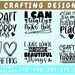 Crafting Quotes SVG Bundle, 6 Designs, Crafting Sayings SVG, Crafter ...