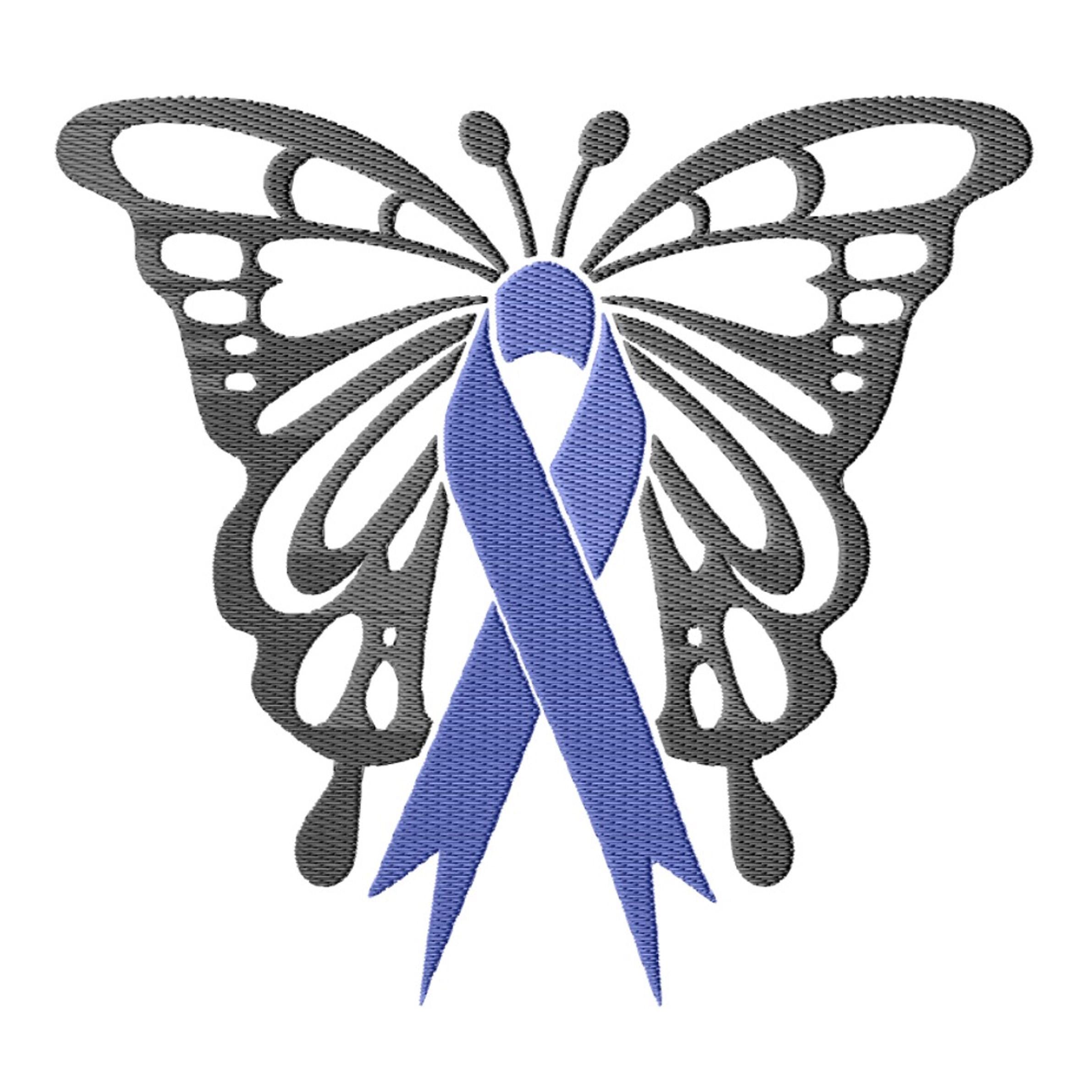Colon Cancer Awareness Embroidery Designs Bundle - 24 Designs, Crush ...