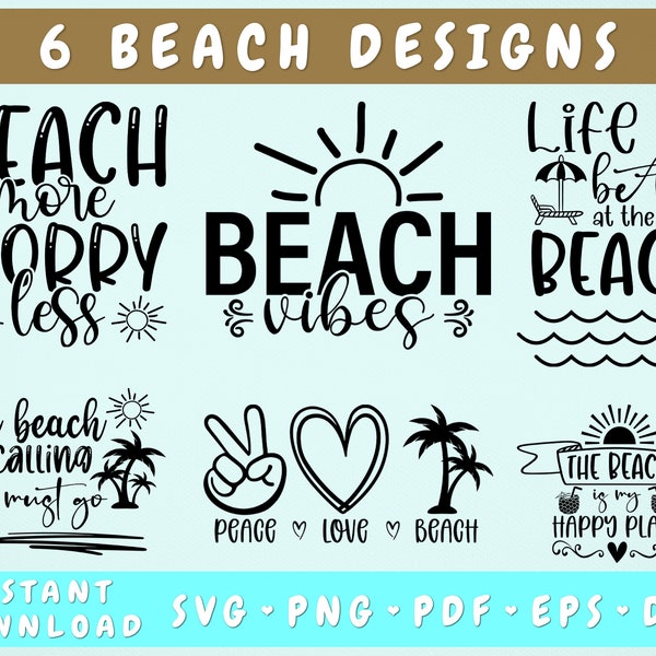 Love the Beach Svg - Etsy