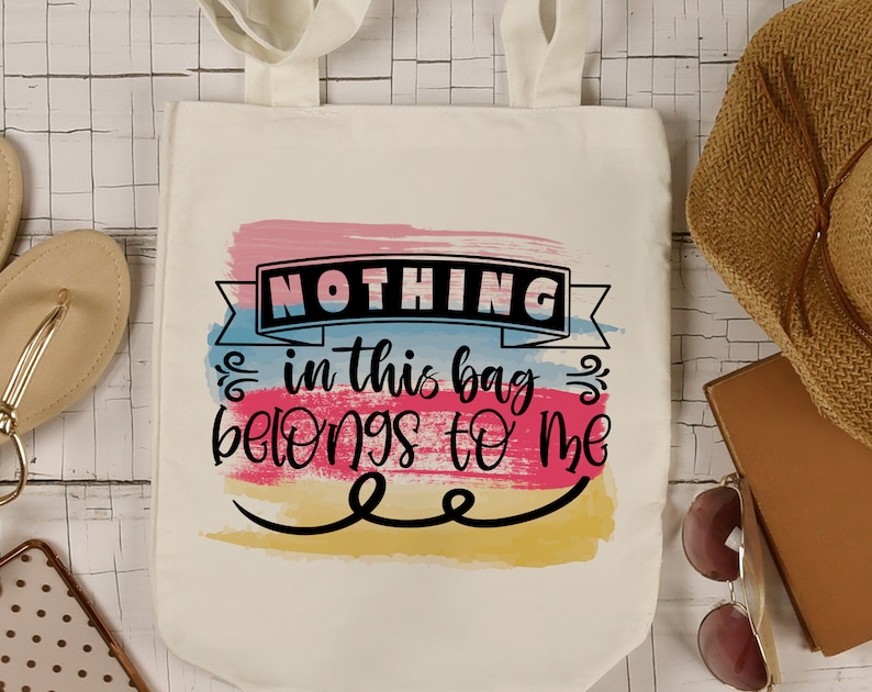 Tote Bag Sublimation Designs Bundle, 6 Designs, Tote Bag Quotes Png ...