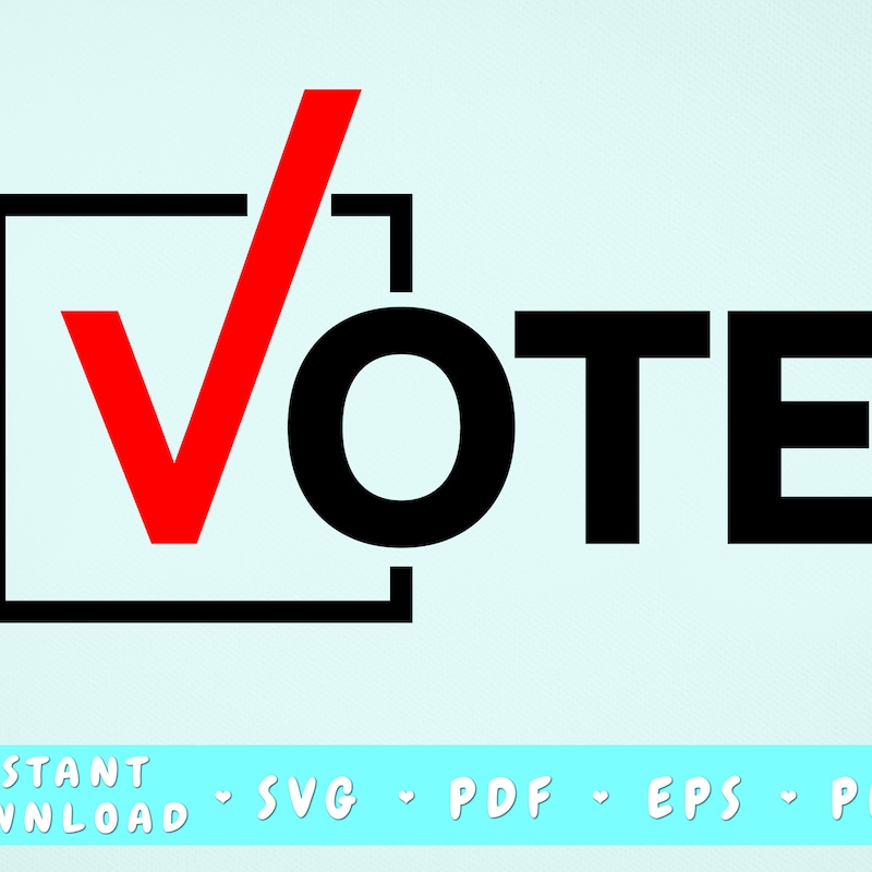 Vote Svg - Etsy