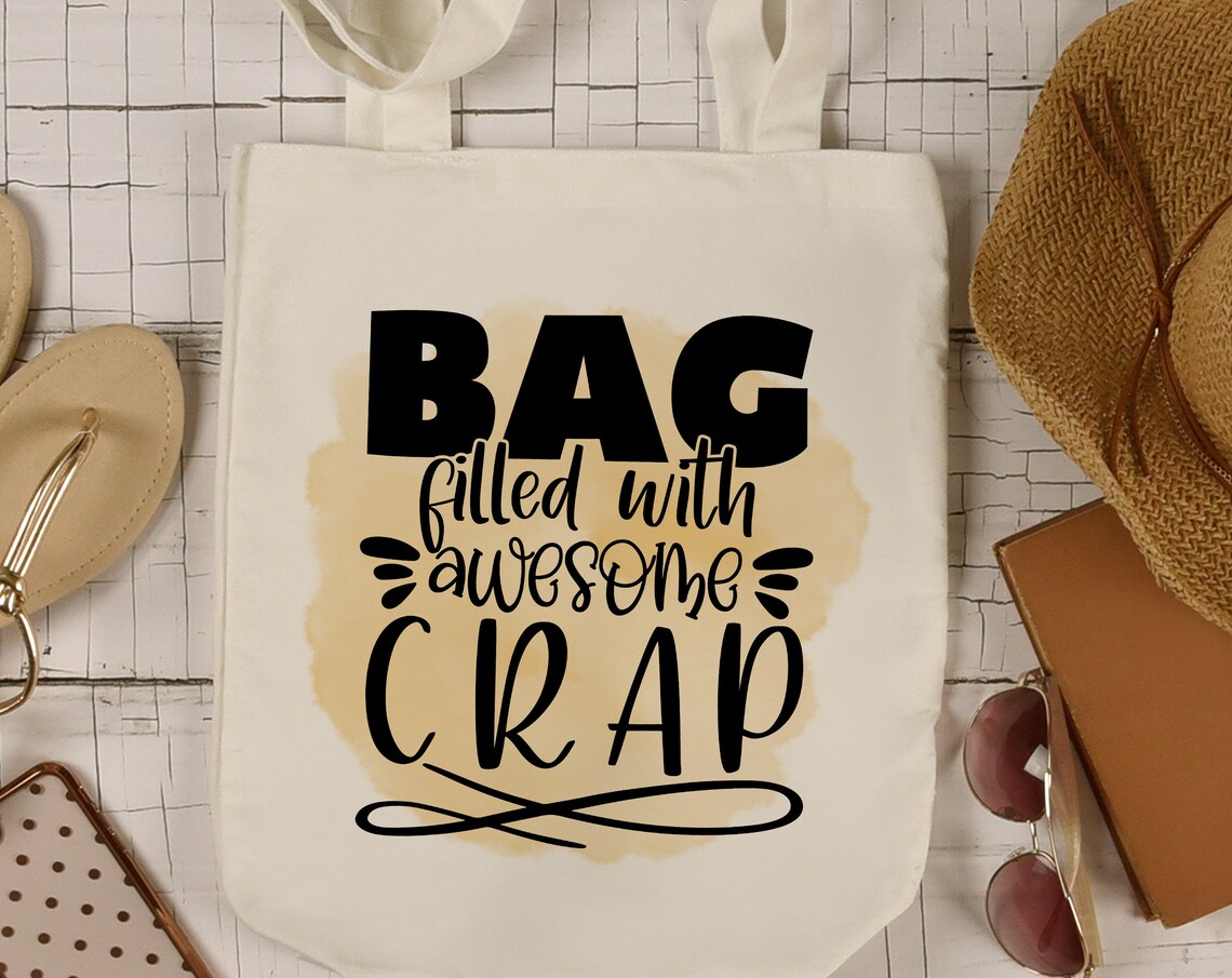 Tote Bag Sublimation Designs Bundle, 6 Designs, Tote Bag Quotes Png ...