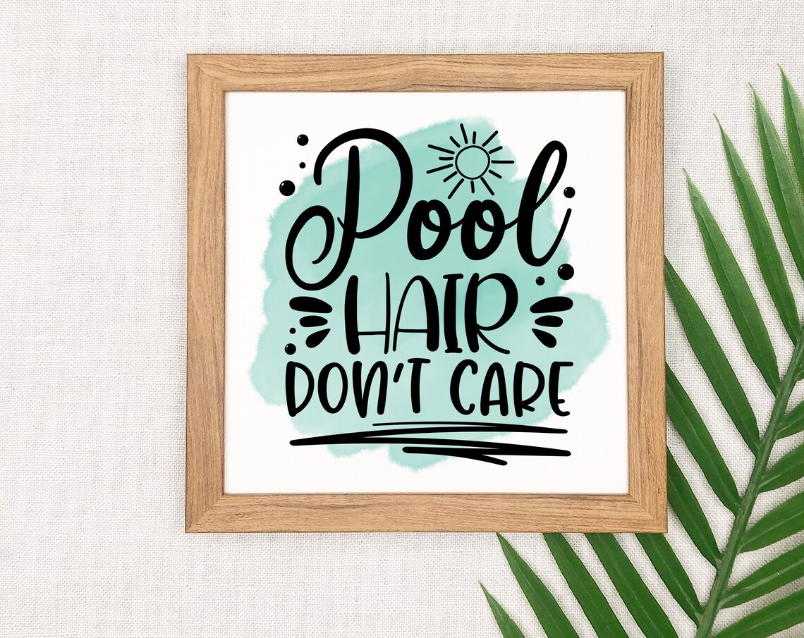 Pool Sublimation Designs Bundle, 6 Designs, Pool Quotes PNG Files, Life ...
