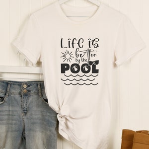 Pool Quotes SVG Bundle, 6 Designs, Pool Sayings SVG, Life is Better by ...