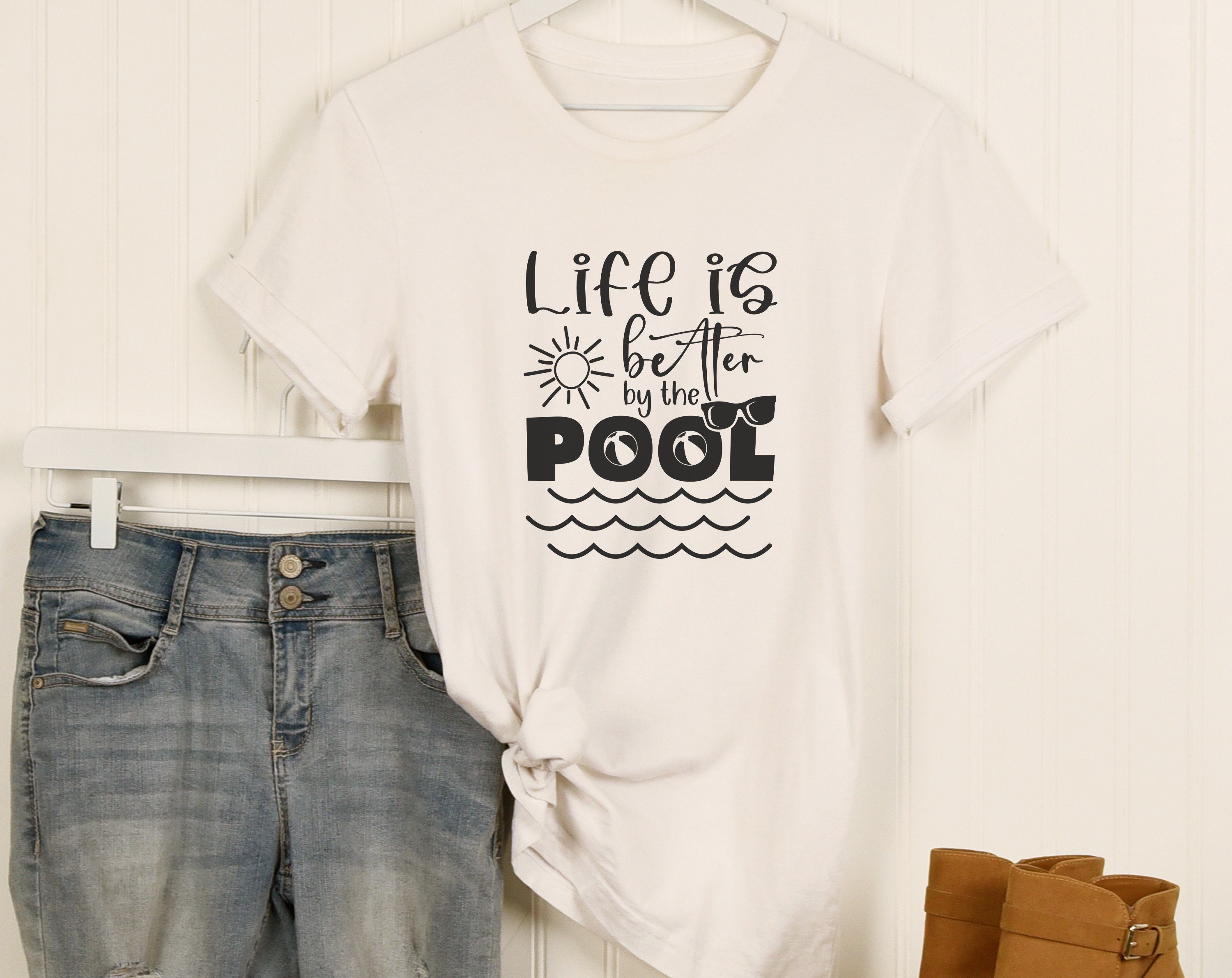 Pool Quotes SVG Bundle 6 Designs Pool Sayings SVG Life is - Etsy