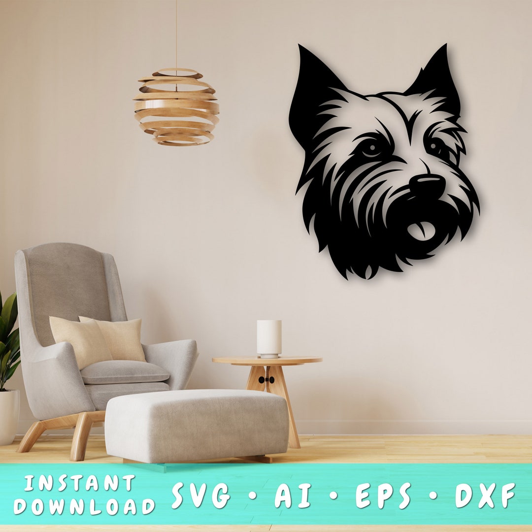Westie Laser SVG Cut File, West Highland White Terrier Wall Art SVG ...