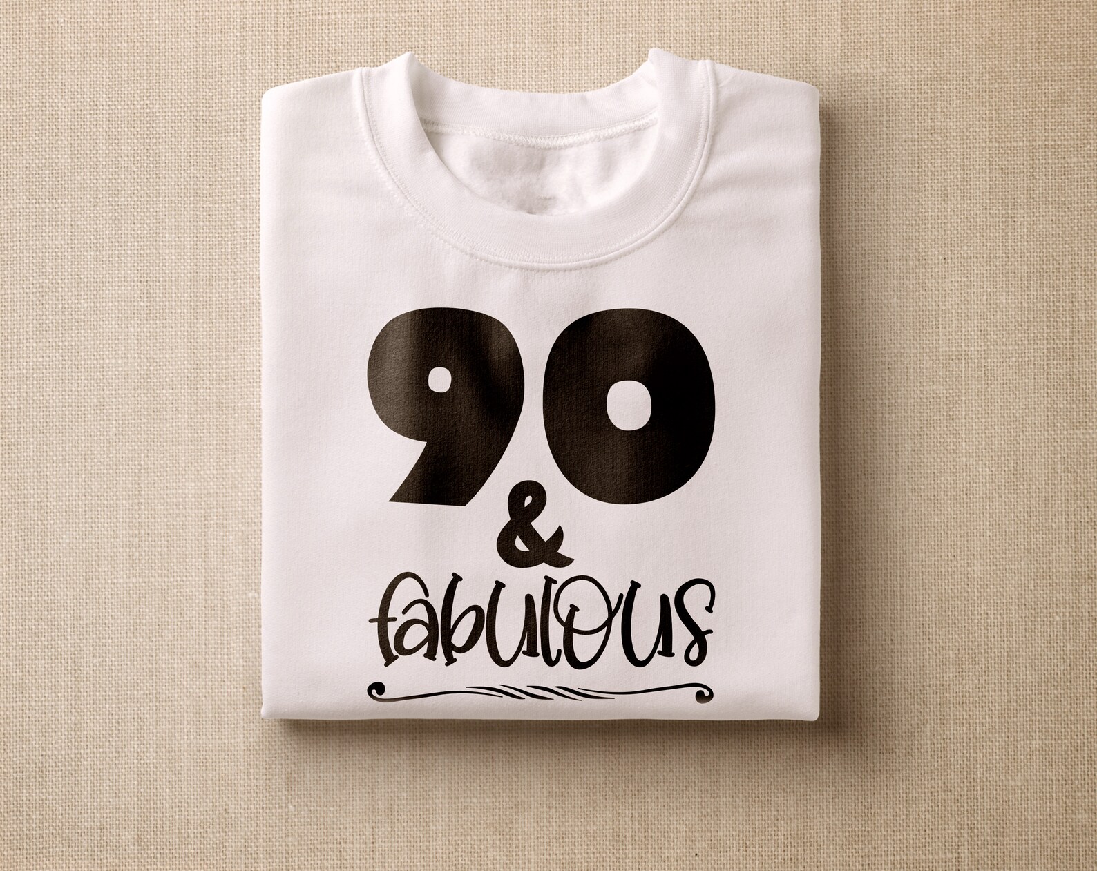 90th Birthday SVG Bundle 6 Designs 90 and Fabulous SVG It - Etsy
