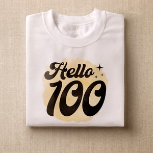 100th Birthday Sublimation Designs Bundle, 6 100th Birthday PNG Files ...