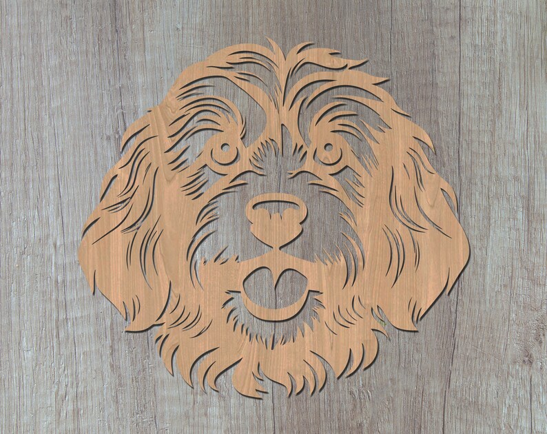 Cockapoo Laser SVG Cut File, Cockapoo Wall Art SVG, DXF, Eps, Cockapoo ...
