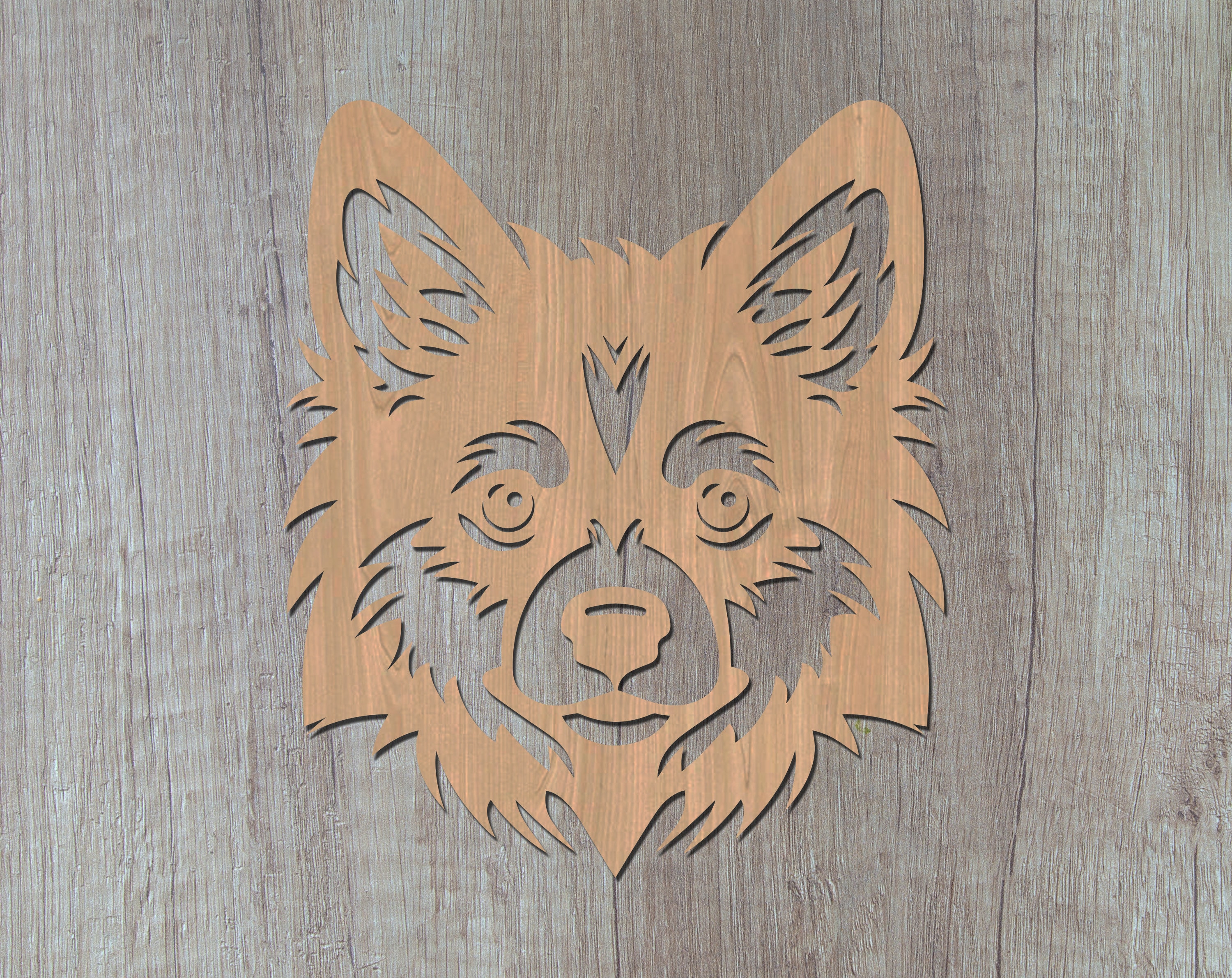 Pomsky Laser SVG Cut File, Pomsky Wall Art SVG, DXF, Eps, Pomsky Vector ...