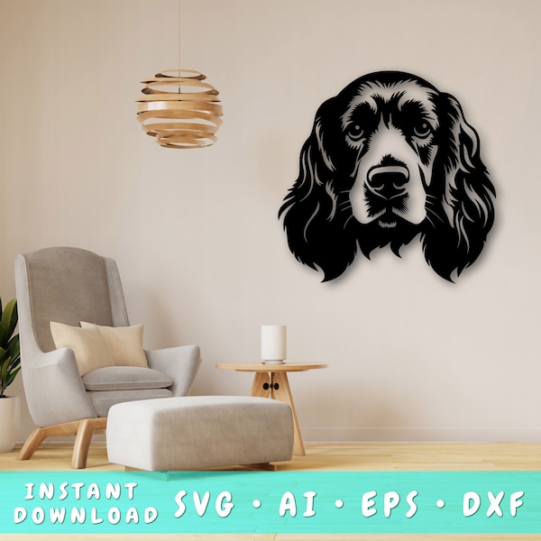 American Cocker Spaniel Svg - Etsy