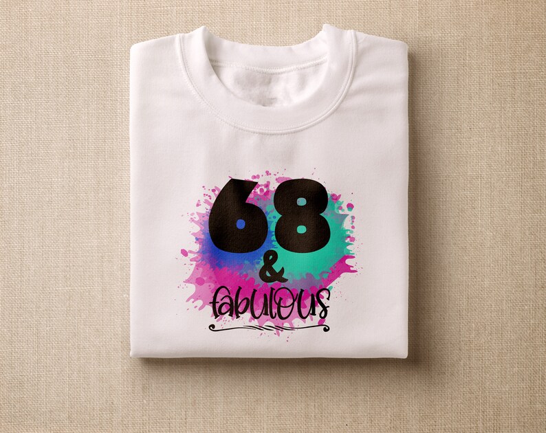 68th Birthday Sublimation Designs Bundle 6 68th Birthday PNG - Etsy