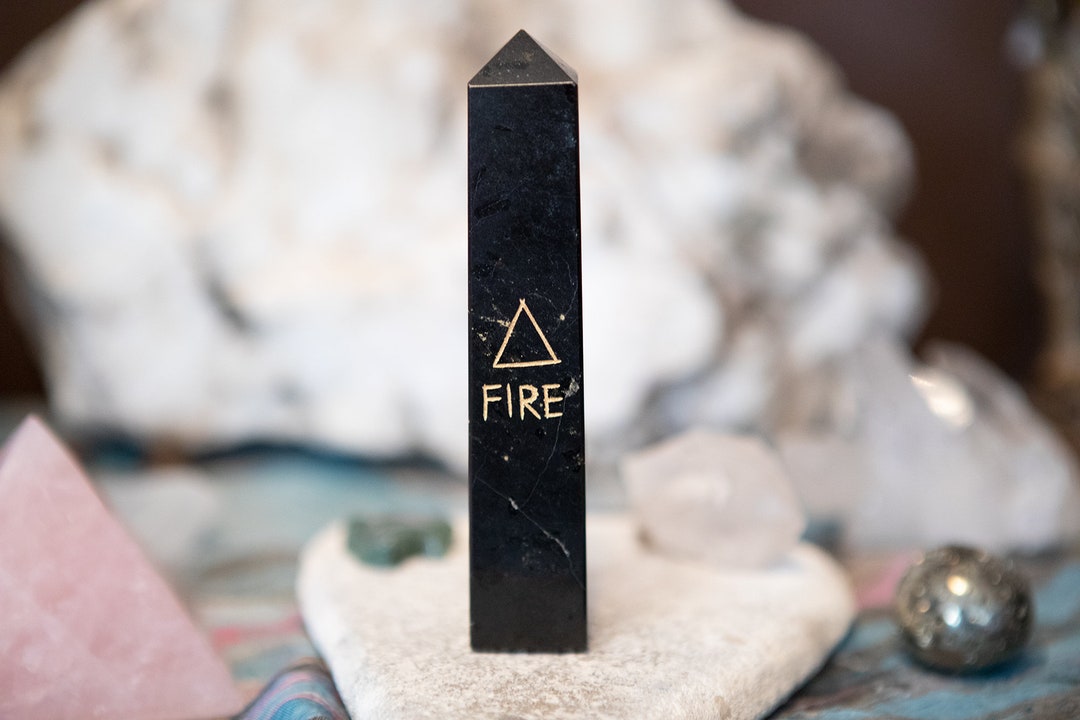 Elemental Black Tourmaline Tower - Etsy
