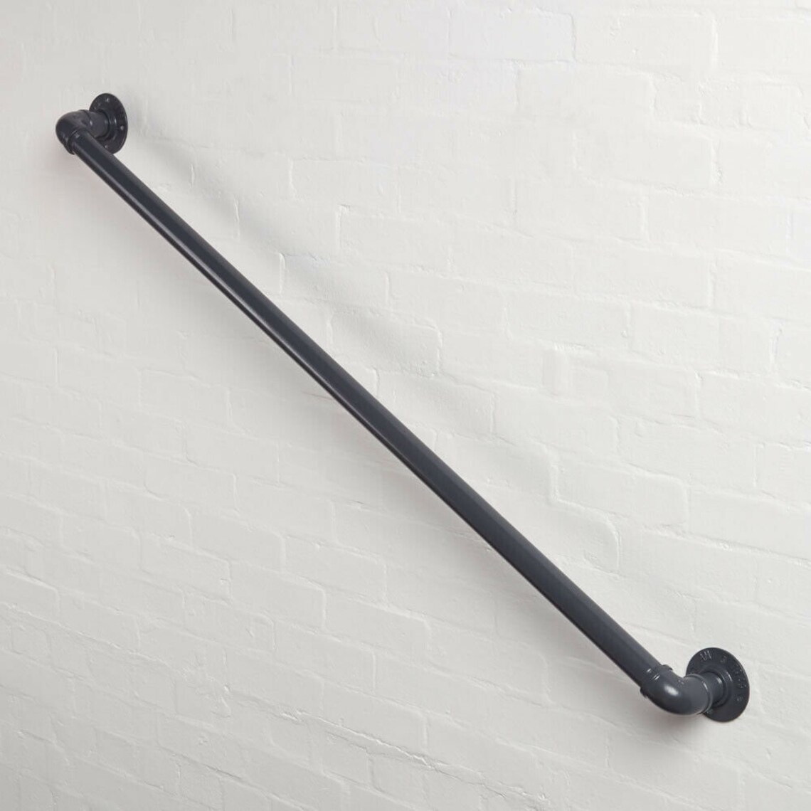 Stair Rail / Bannister - Made From Industrial Pipe! Steampunk! Powder ...