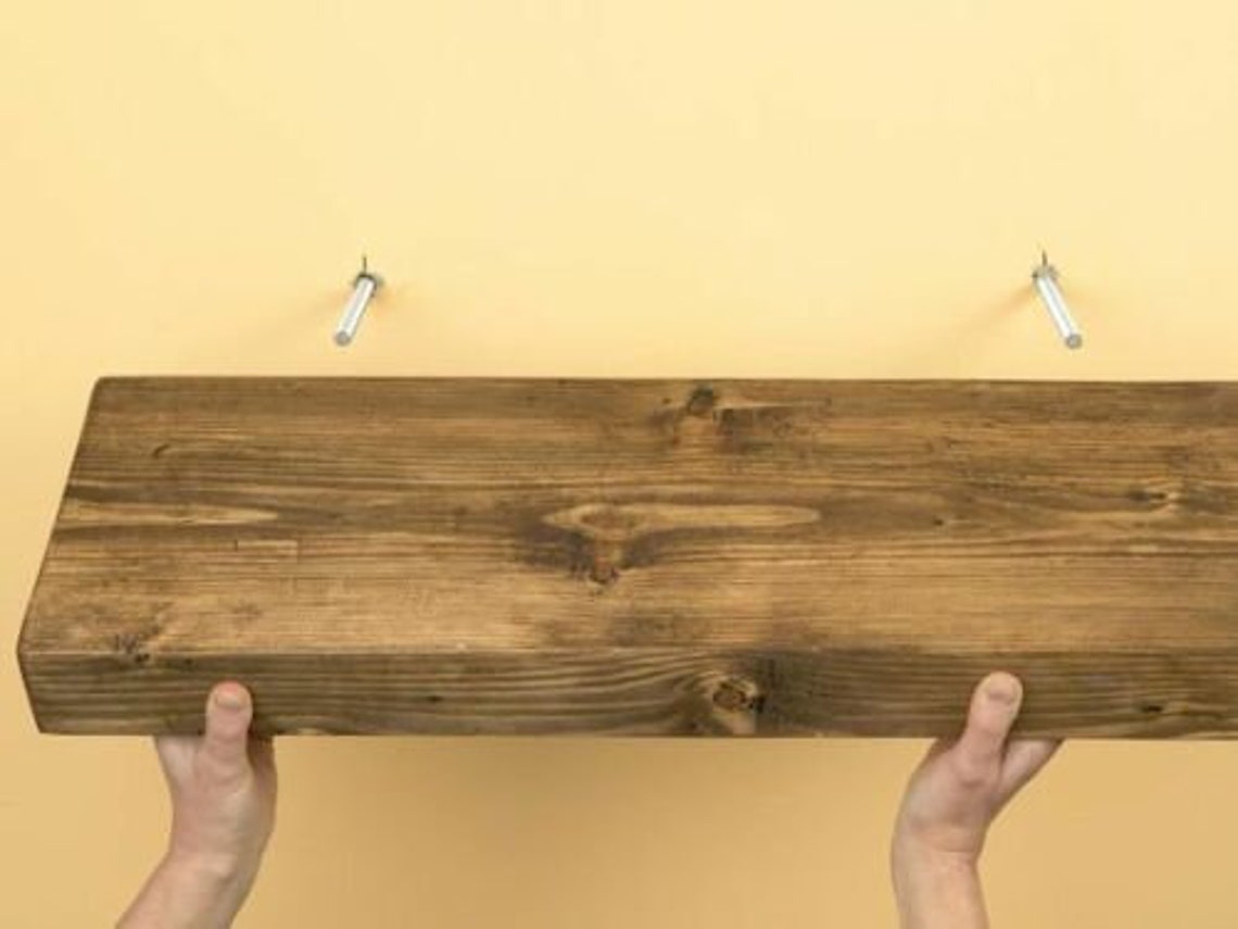 Rustic Floating Wooden Shelf / Shelves Handmade Vintage Wooden - Etsy