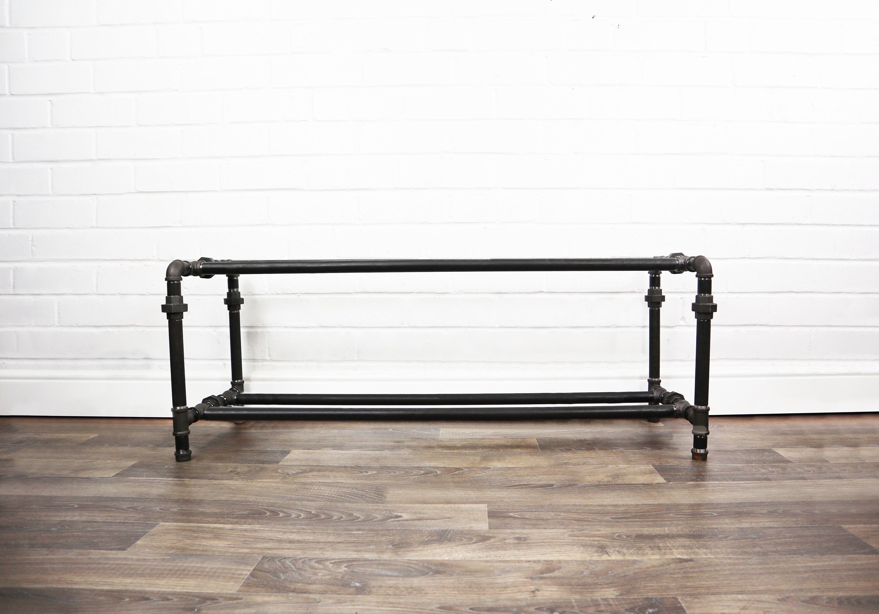 Industrial Two Tiered Shoe Rack Storage Made With Raw Steel | Etsy UK