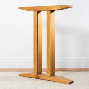 Solid Wood Double Tee Table Legs | Reclaimed Timber Style (pair) - Etsy