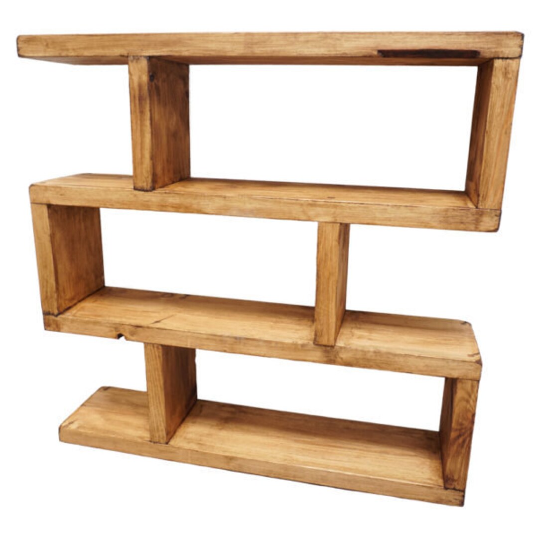 Wooden shelf unit store