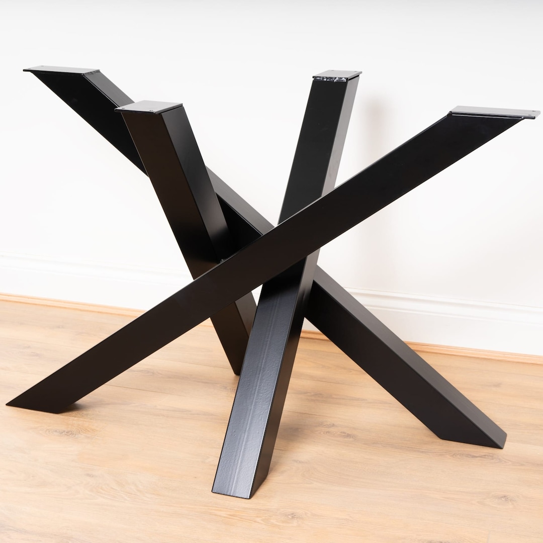 Chunky Breakfast Table Leg Helix – Industrial Steel - Etsy