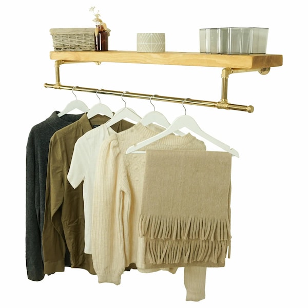 Wooden Clothes Rail - Etsy UK