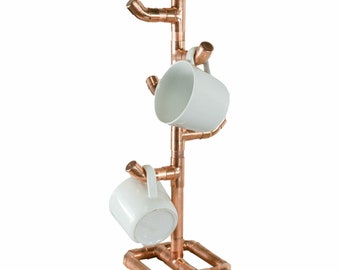 Copper-pipe Mug Tree - Etsy UK