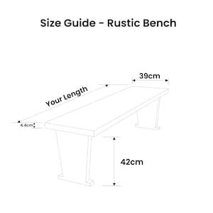 Live Edge Bench With Square Legs | Industrial Reclaimed Timber Style - Etsy