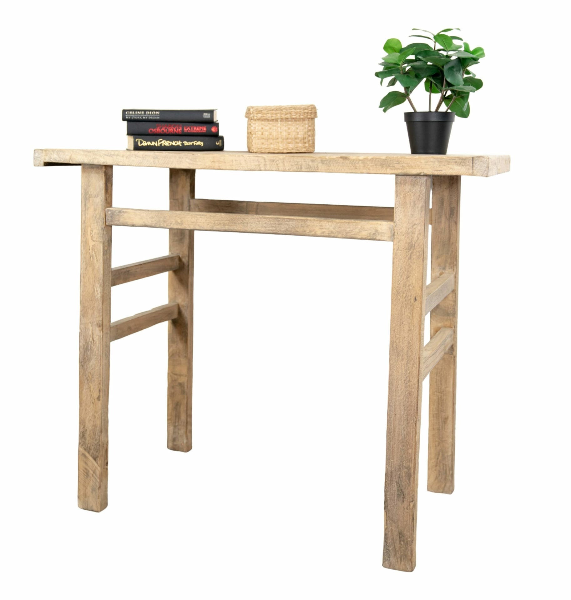 Bloomingville reclaimed wood console table natural store
