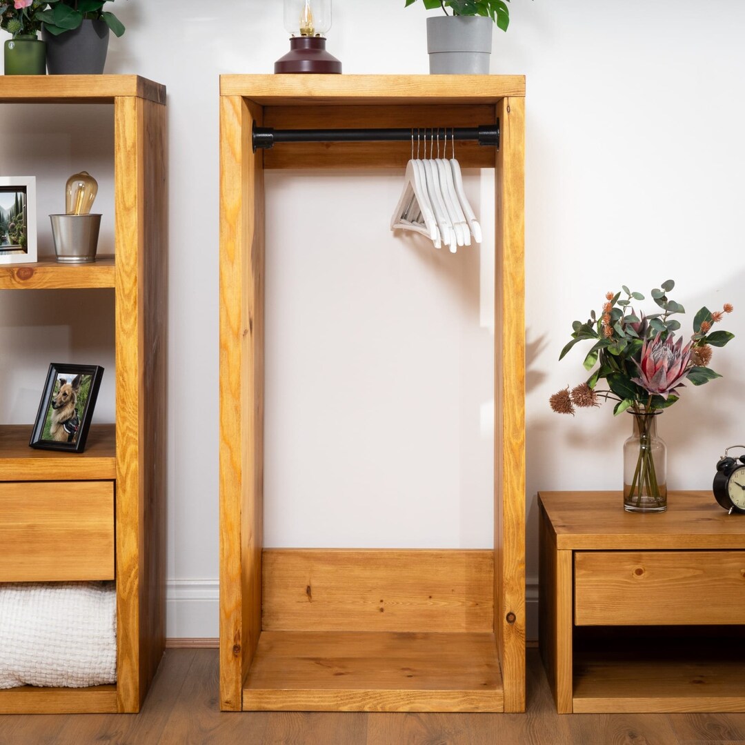 Solid Wood Wardrobe | Reclaimed Timber Style - Etsy