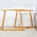 Solid Wood Trapezium Table Legs | Reclaimed Timber Style (pair) - Etsy