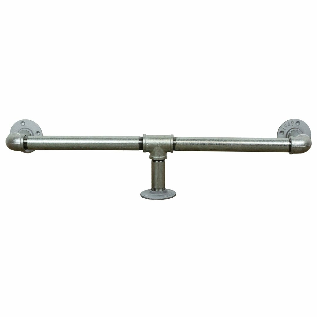 Bar Kitchen Foot Rail Industrial Silver Steel Pipe Style - Etsy