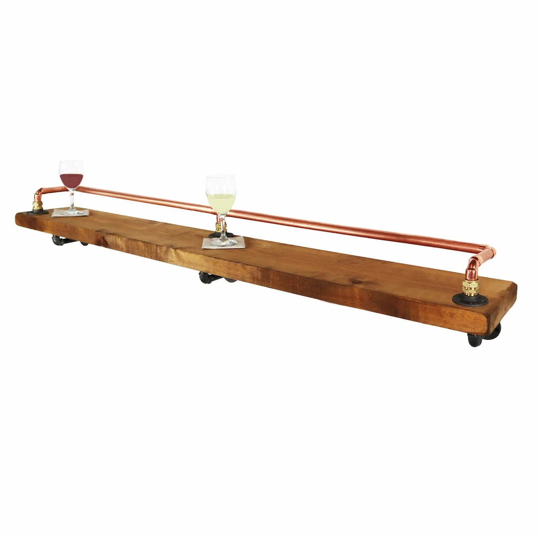 Drinks / Breakfast Bar - Industrial Copper Pipe Style - Etsy