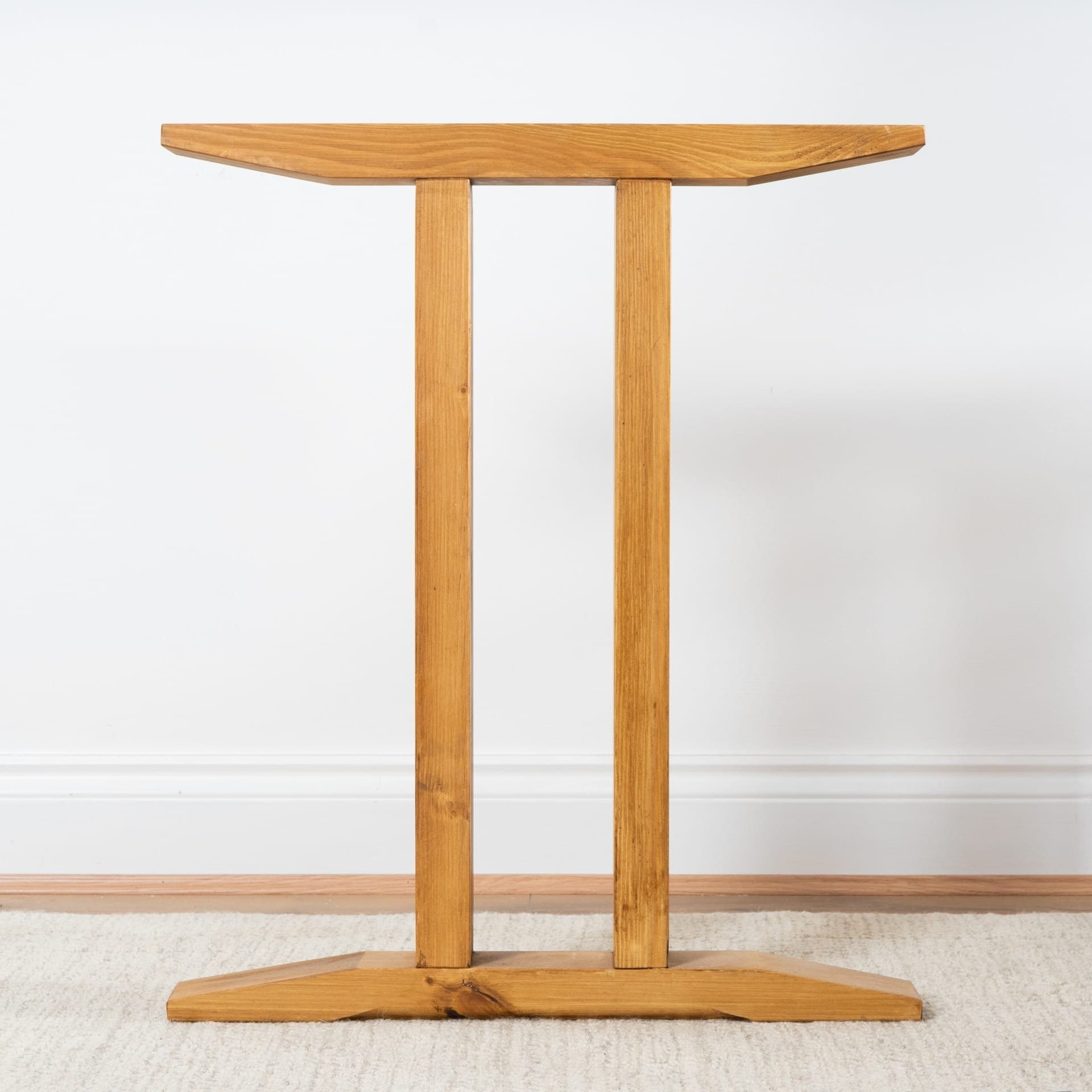 Solid Wood Double Tee Table Legs | Reclaimed Timber Style (pair) - Etsy