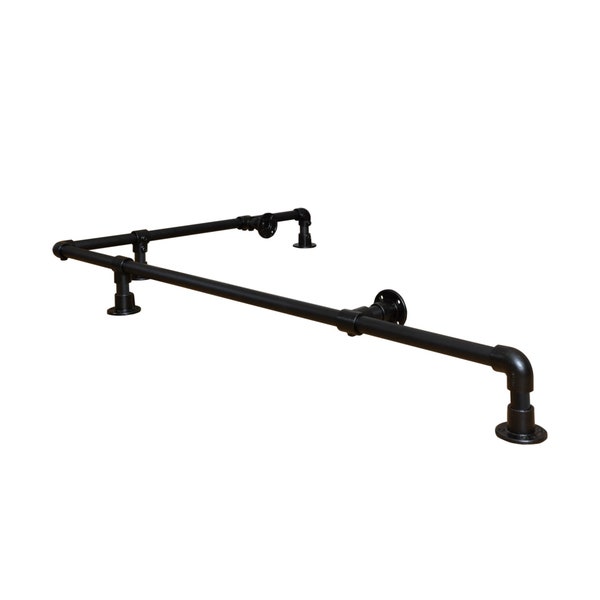 Black Bar Foot Rail - Etsy