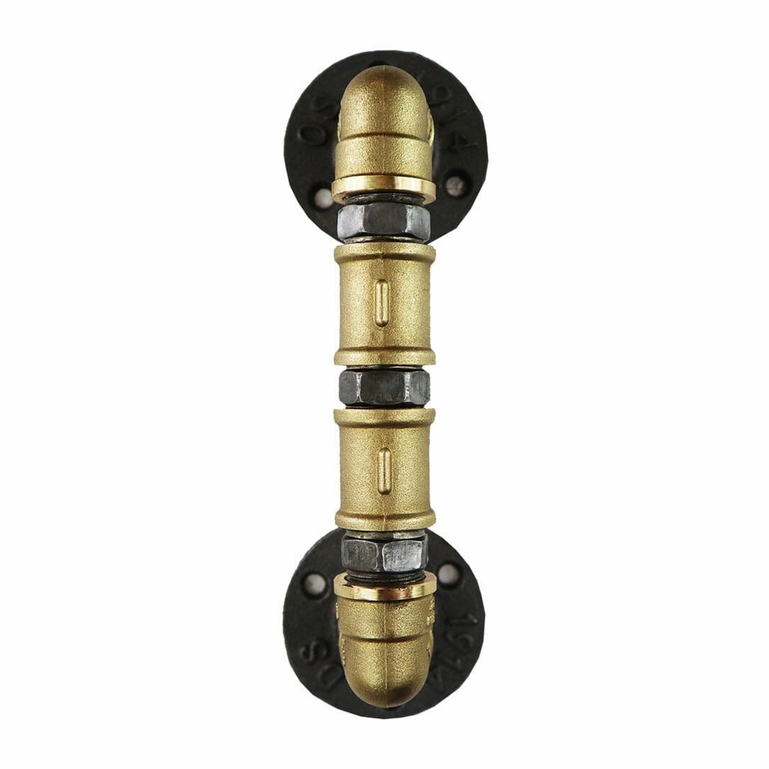 Funky Door/drawer Handle With Two Sockets Three Hex| Industrial Raw ...