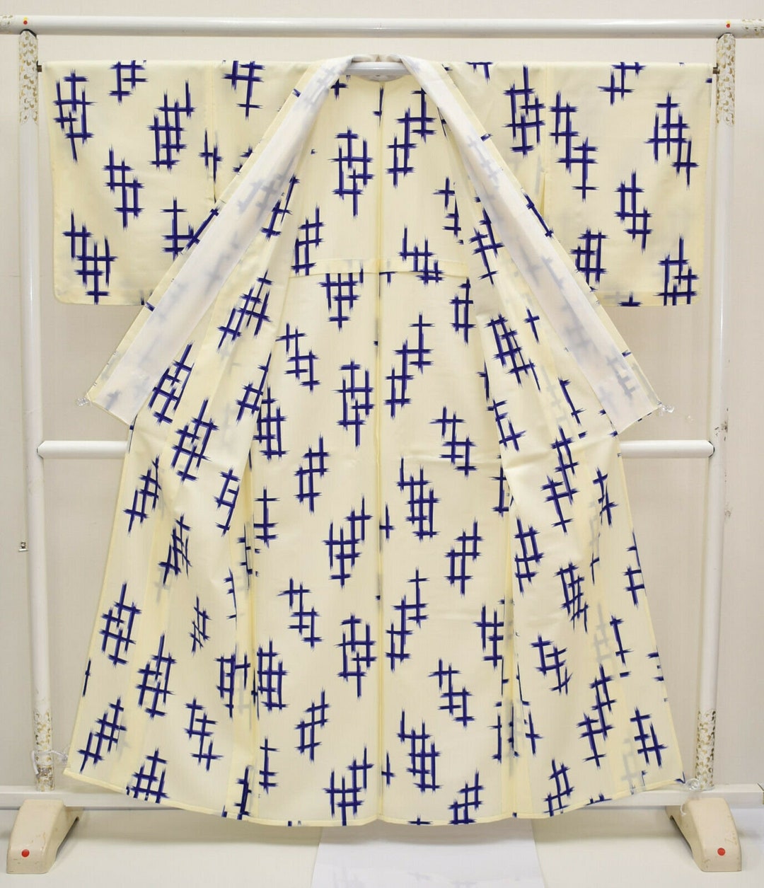 Vintage Retro Pattern Jinken Japanese Full Length Kimono - Etsy
