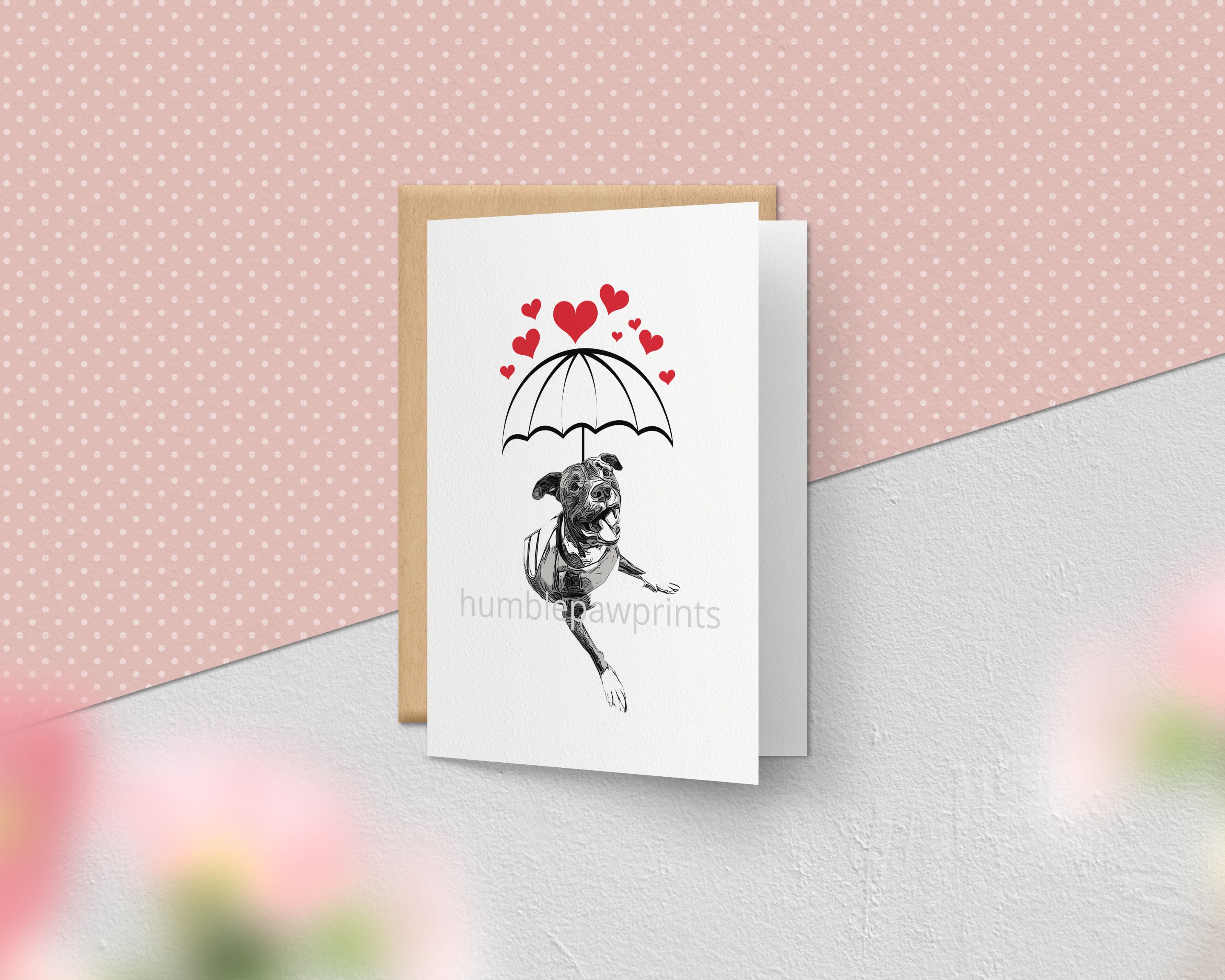 Instant Download Digital File | Pitbull Valentine Card | Dog Valentine ...