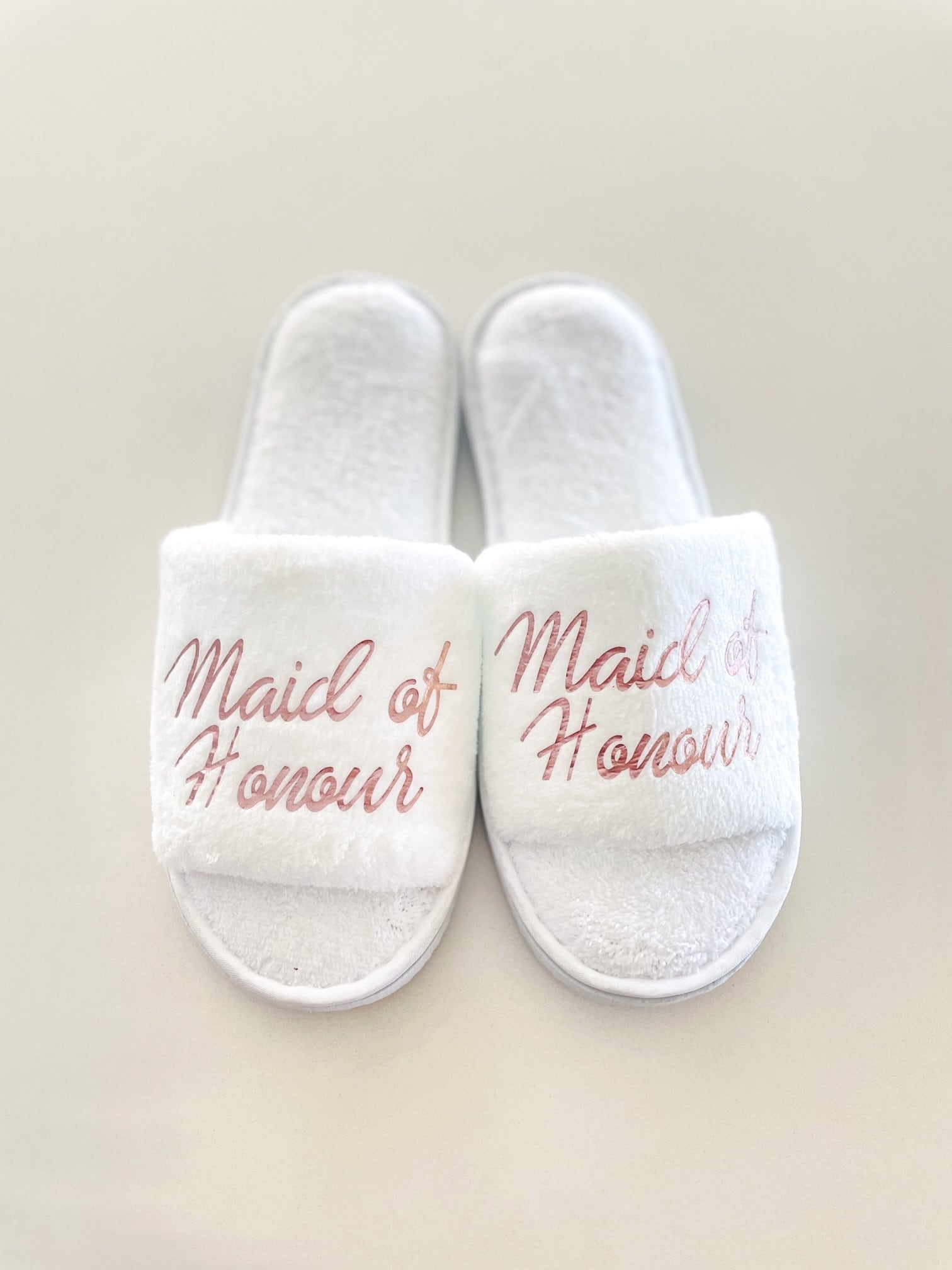 Personalised Slippers Custom Printed Bride Bridesmaid | Etsy Australia