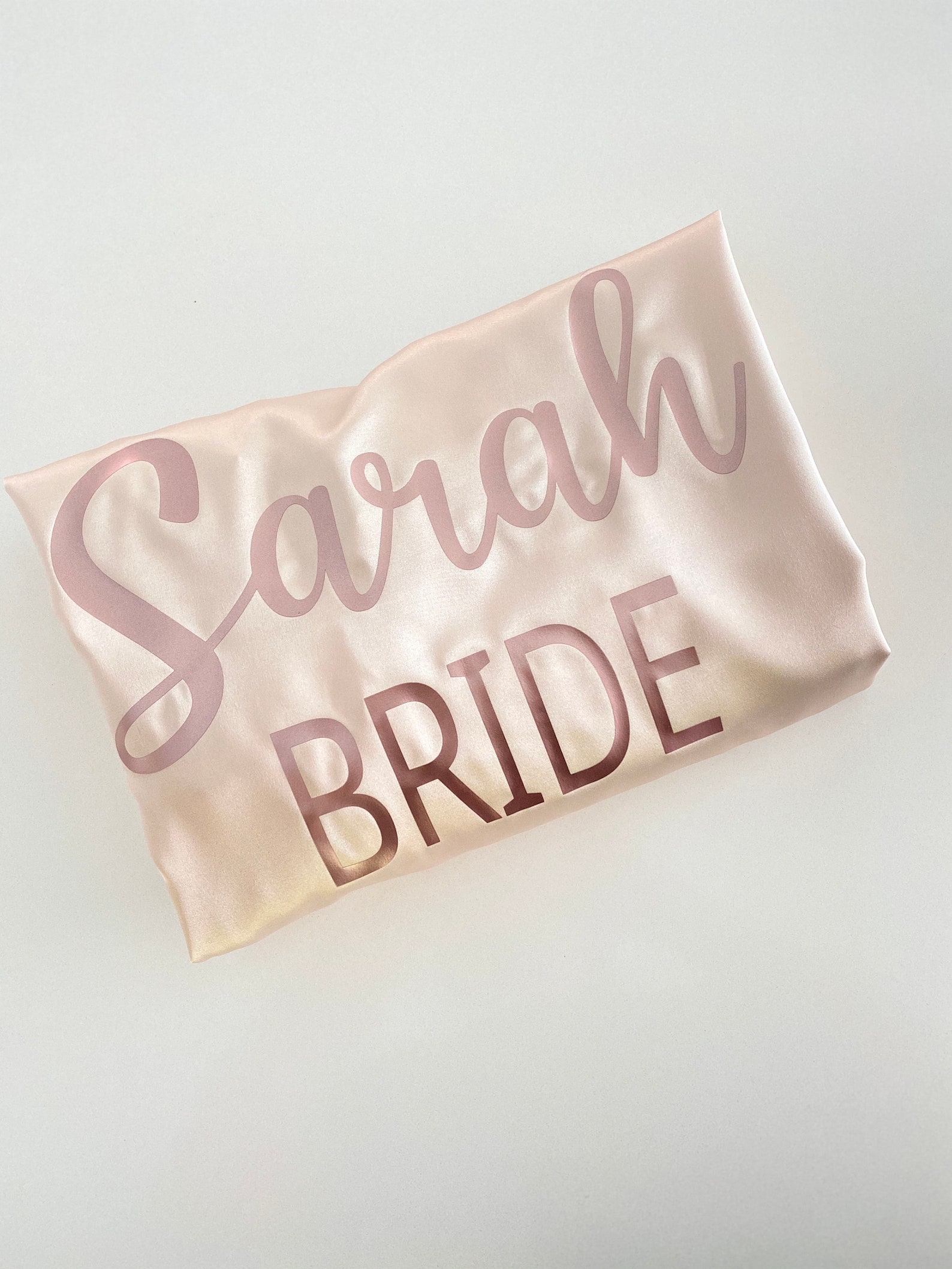 Personalised Lace Trim Robes for Bride or Bridesmaid. Wedding - Etsy ...