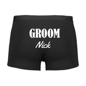 Groom Briefs, Groomsman Briefs, Best Man Briefs, Custom Personalised ...