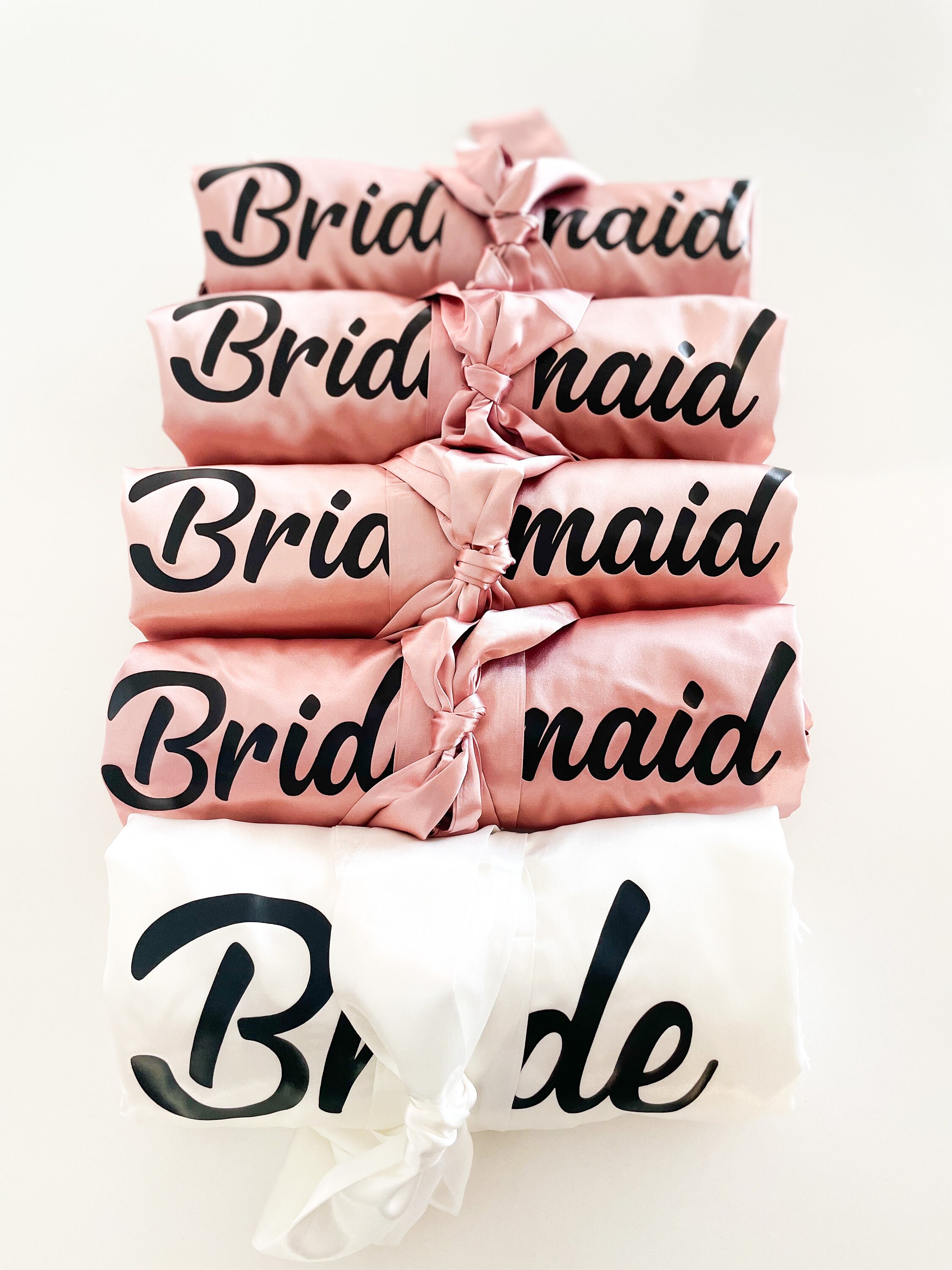 Personalised Lace Trim Robes for Bride or Bridesmaid. Wedding - Etsy
