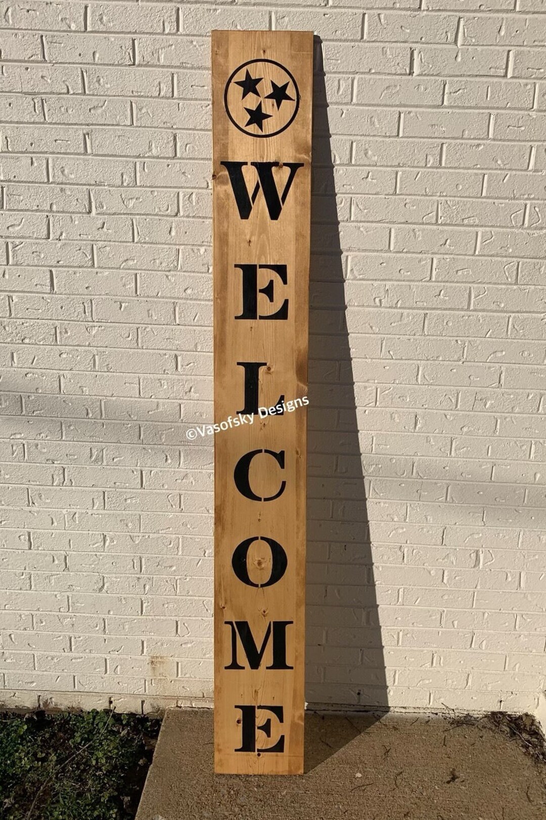 Double Sided Porch Sign Welcome/go Away - Etsy