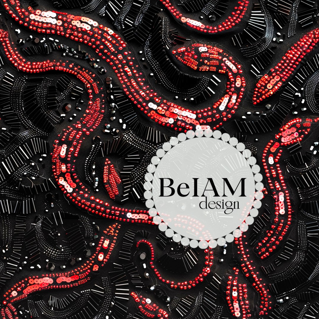 3D Reputation Outfit Sequin Seamless Pattern Repeating File for Fabric ...