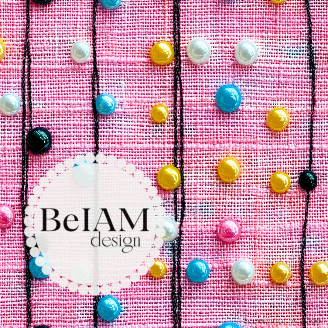 3D Pastel Textured Pearls Seamless Pattern Repeat File for Fabric ...