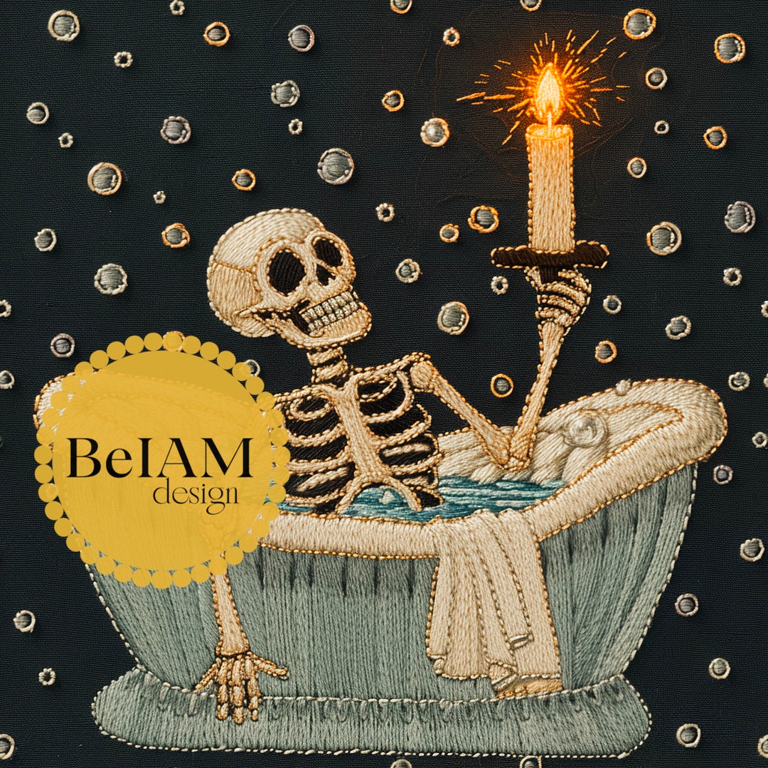 Skeleton Bubble Bath Seamless Pattern: Fabric Sublimation (digital Download) - Etsy